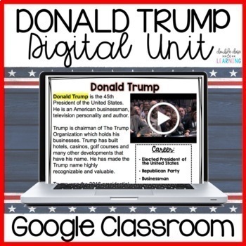 President Donald Trump Election 2020 Digital Distance Learning GOOGLE ...